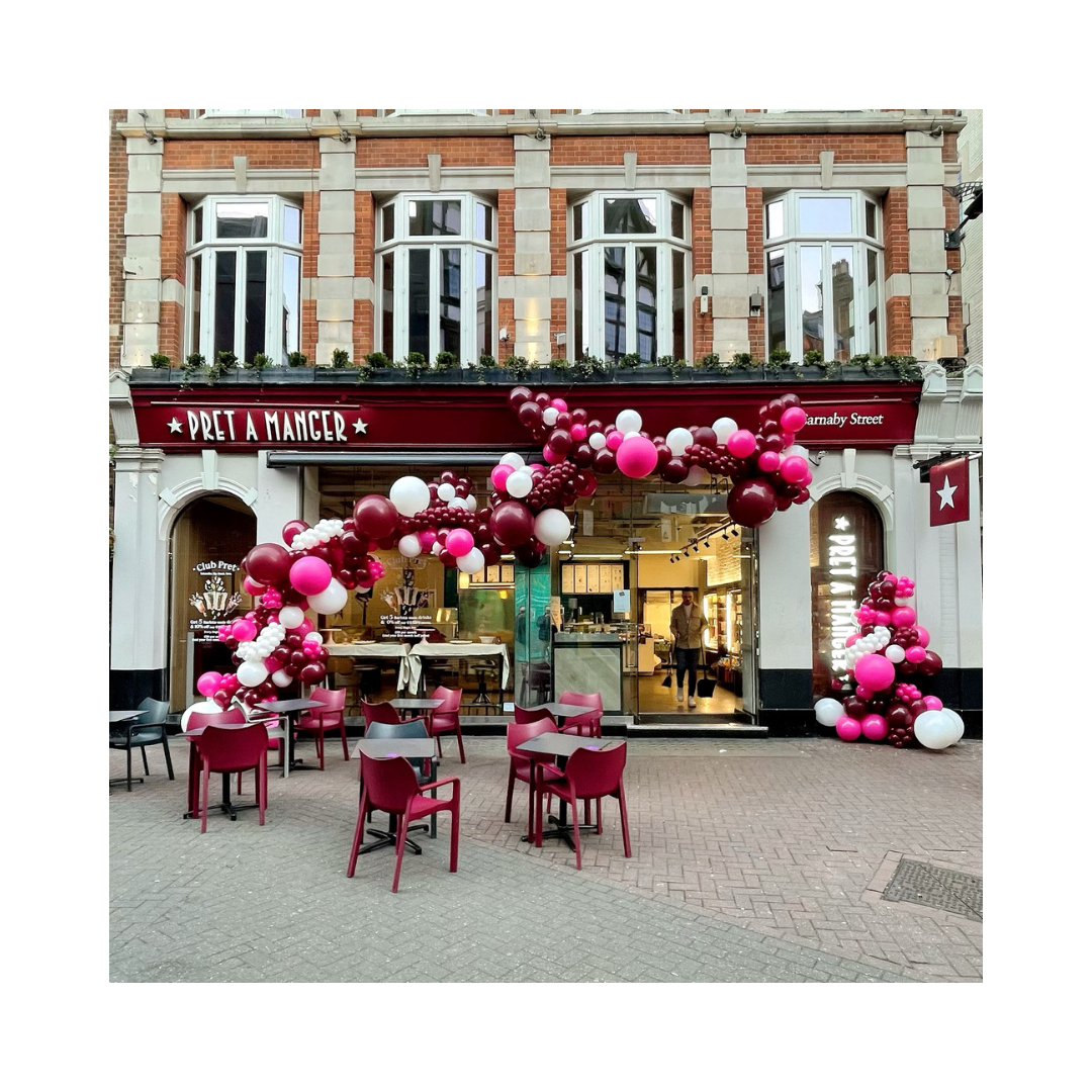 Cascading Balloon Display — London Balloons